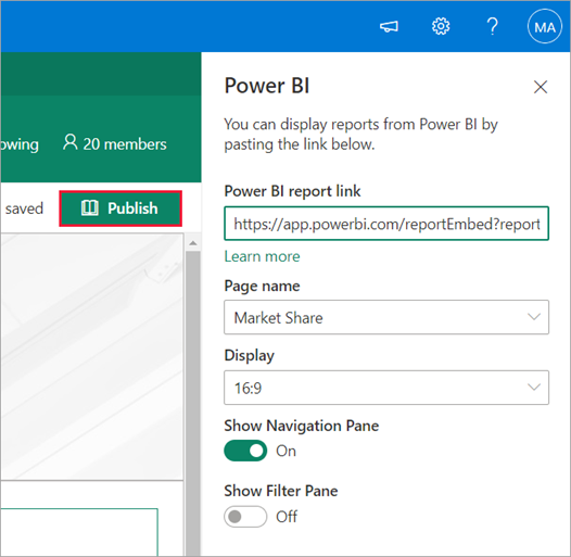 How to embed a Power BI report in SharePoint Online – Power BI Point